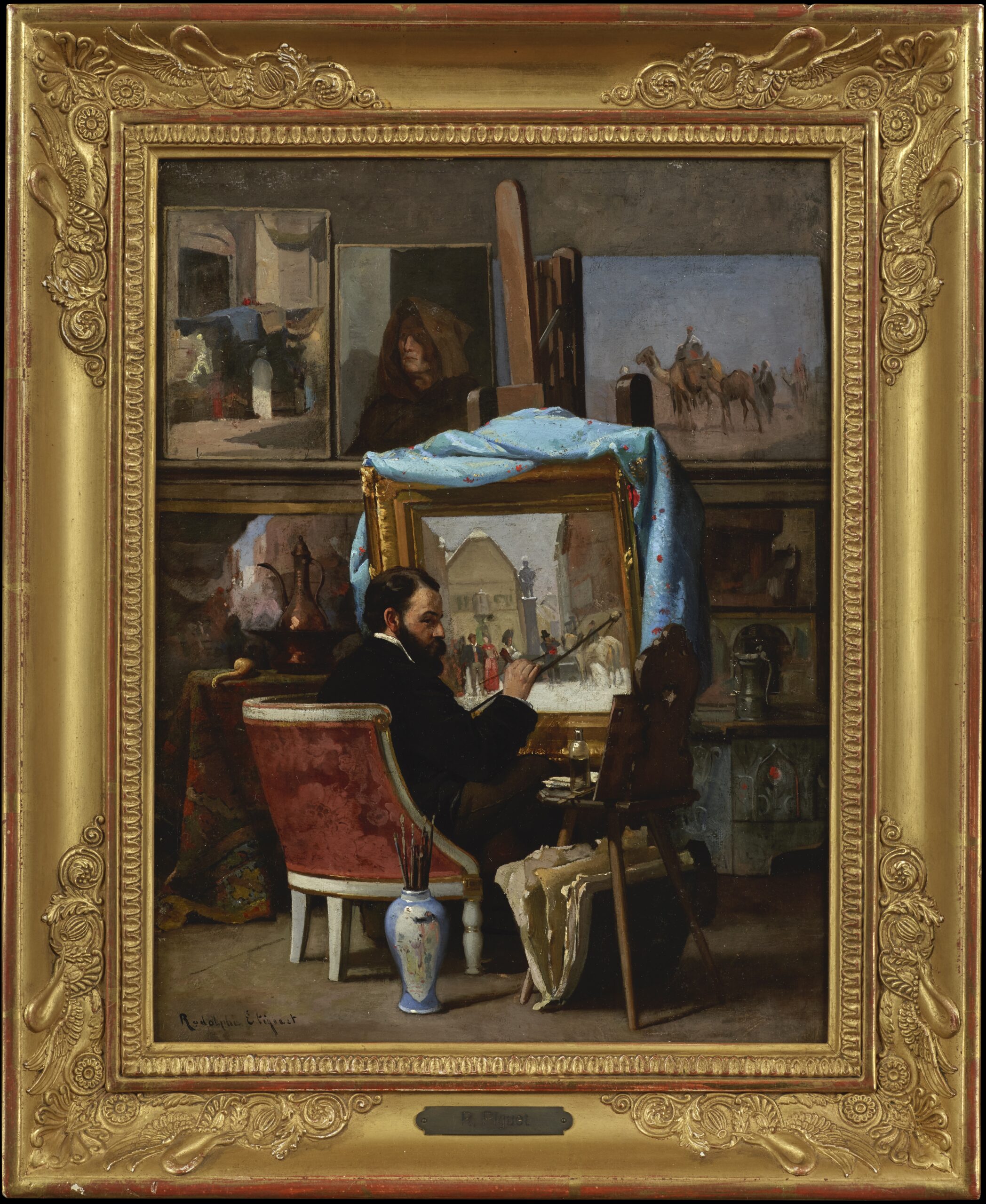 The Artist in his Atelier - Rafael VallsRafael Valls