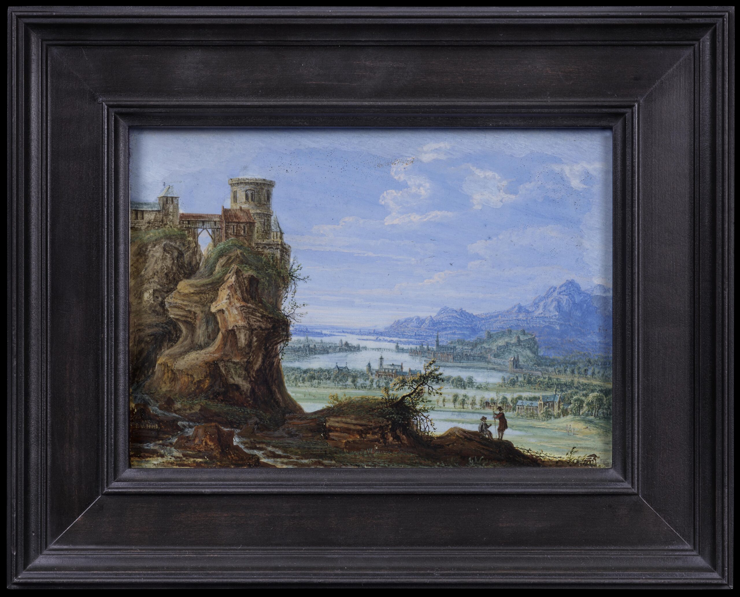 An Extensive River Landscape - Rafael VallsRafael Valls