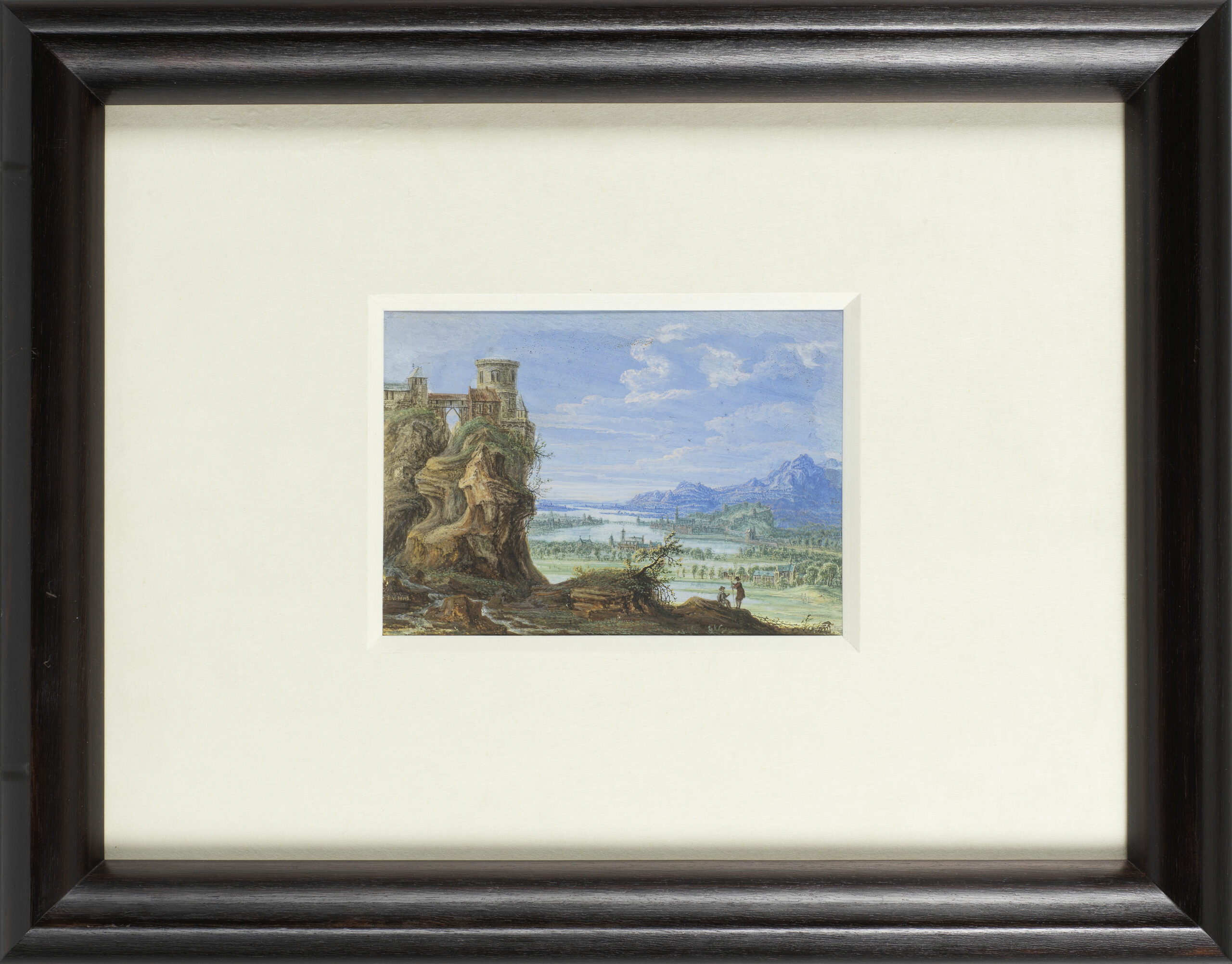 An Extensive River Landscape - Rafael VallsRafael Valls