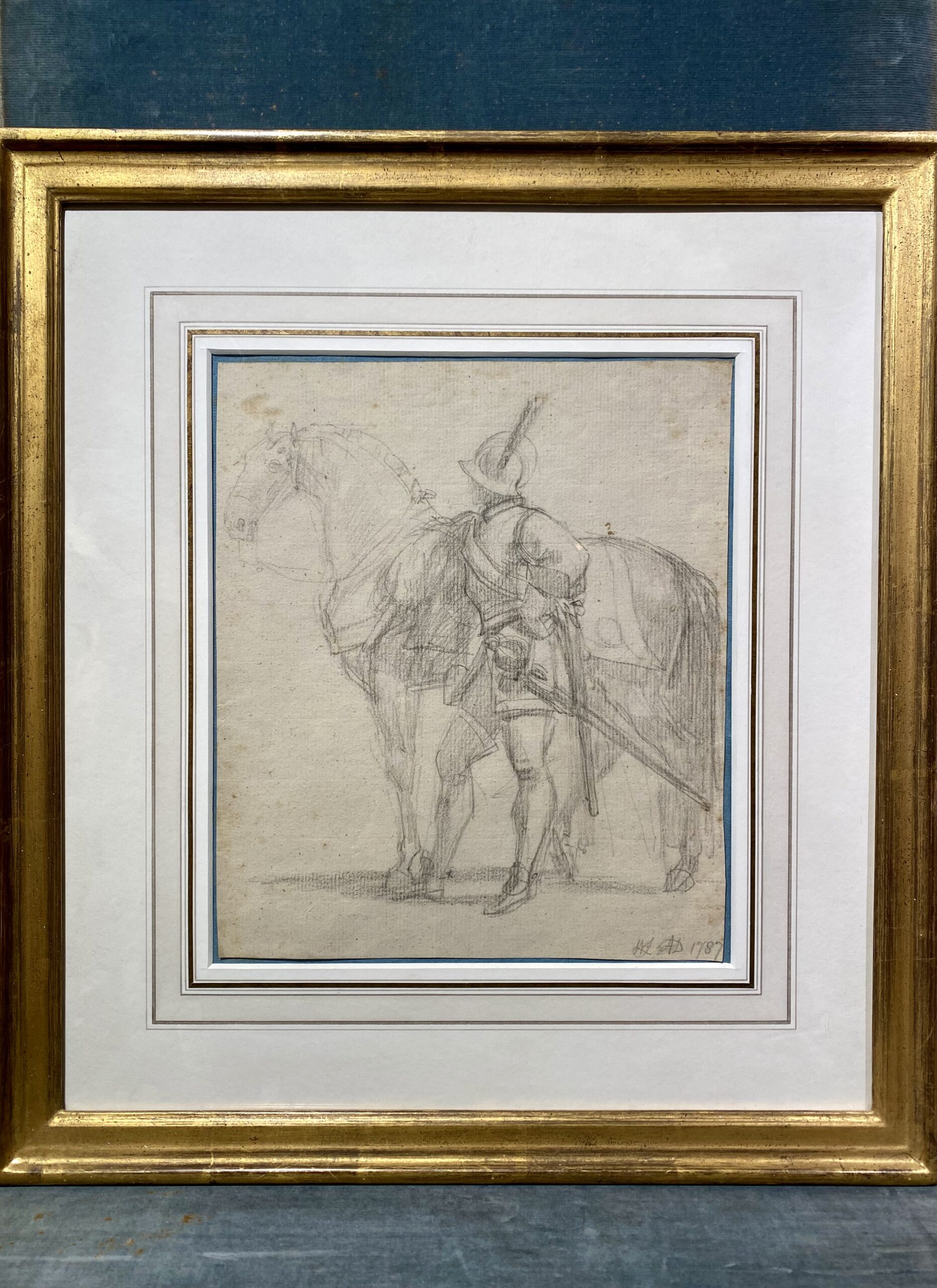 A Soldier by his Horse - Rafael VallsRafael Valls