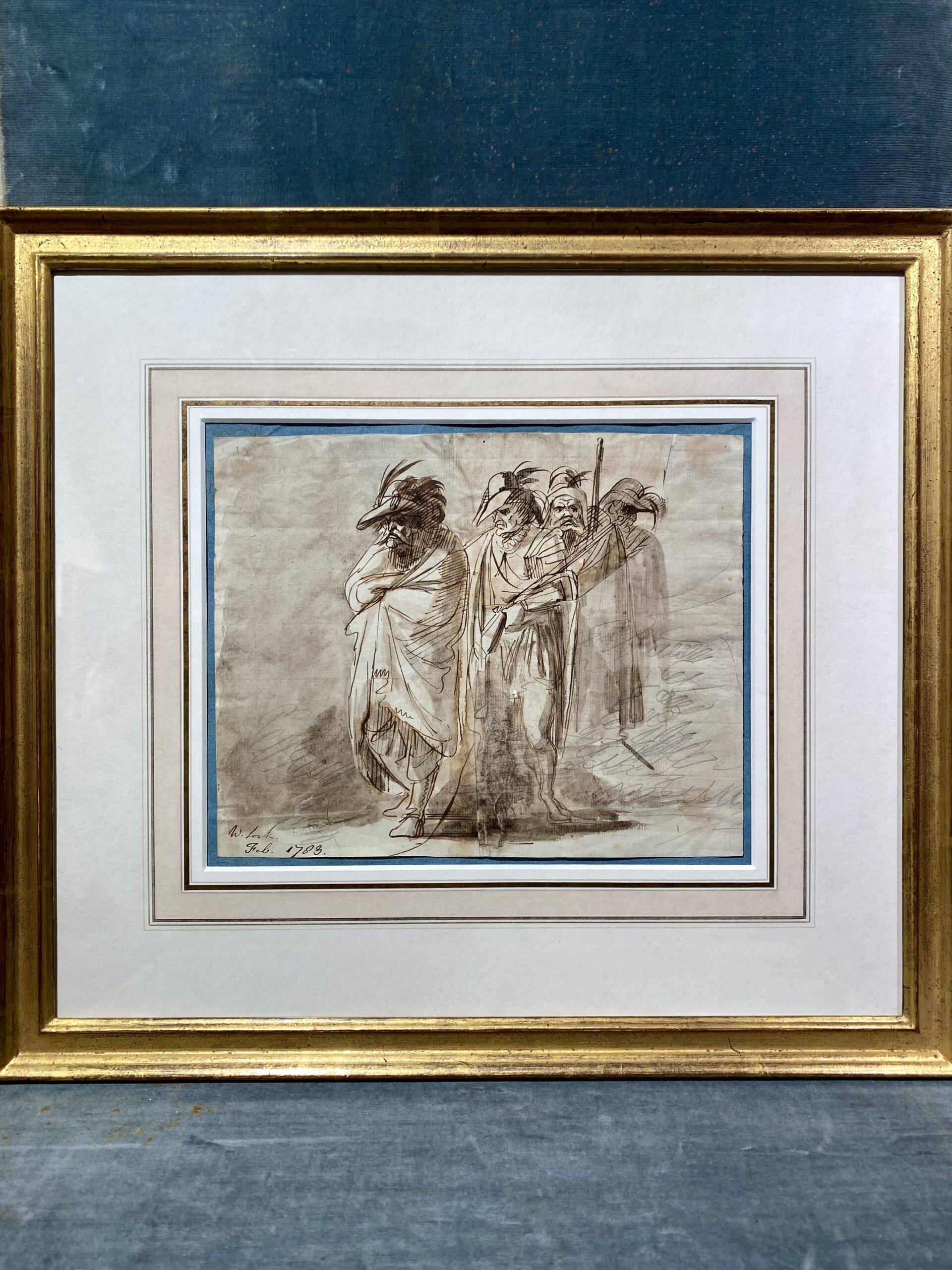 Four Figures wearing Cloaks - Rafael VallsRafael Valls